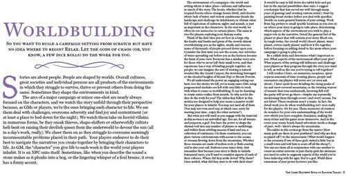 GAME MASTERS BOOK OF ASTONISHING RANDOM TABLES Collectibles on DeepDiscount