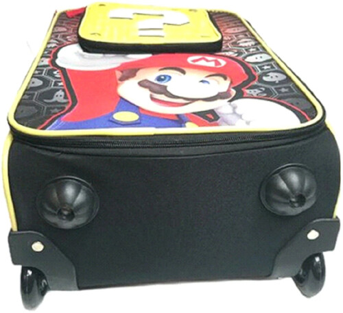 SUPER MARIO 18 INCH SUITCASE TROLLEY W LED LIGHTS Collectibles on WOW HD