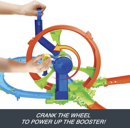 Hot Wheels Stunt Tracks Rapid Launch & Loop Track Set