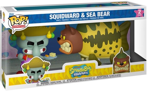 Funko POP! Animation: SpongeBob SquarePants - Squidward & Sea Bear 2-Pack