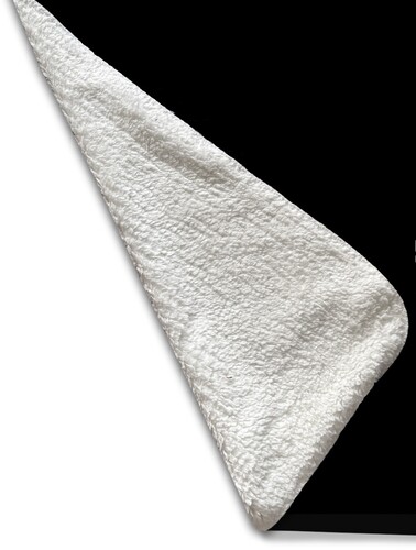 Rocksax - Ghost - Chrome Logo - Sherpa Fleece Throw (50 in x 60 in)