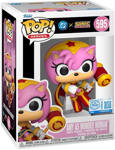 Funko POP! Heroes: Justice League of America & Sonic - Amy As Wonder ...