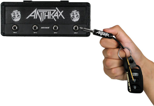 Pluginz - Anthrax - Magnetic Jack Rack - Not Man Logo with 4 Guitar ...