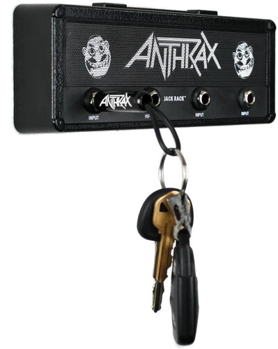 Pluginz - Anthrax - Magnetic Jack Rack - Not Man Logo with 4 Guitar ...