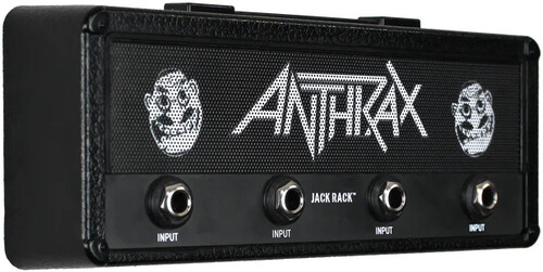 Pluginz - Anthrax - Magnetic Jack Rack - Not Man Logo with 4 Guitar ...