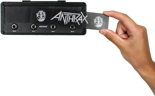 Pluginz - Anthrax - Magnetic Jack Rack - Not Man Logo with 4 Guitar ...
