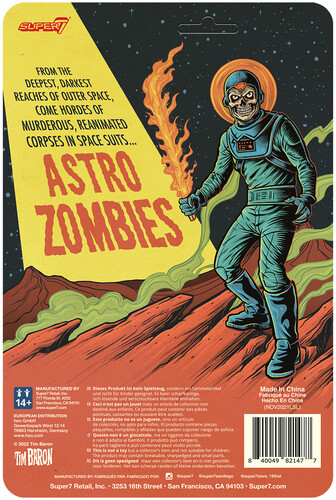 ASTRO ZOMBIES WAVE 1 - ASTRO ZOMBIE (TEAL/ BLUE) Collectibles on ...