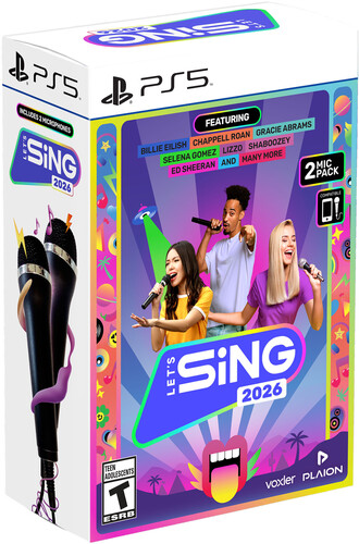 Lets Sing 2026 + 2 Mics for Playstation 5