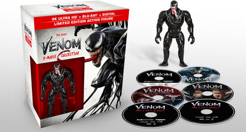 Venom: 3-Movie Collection (Limited Edition Collectible With Action ...