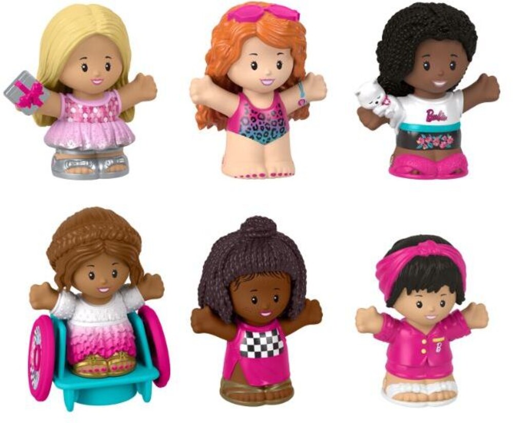 Little People - Little People Barbie Figure Bundle 6 Pack (Fig ...