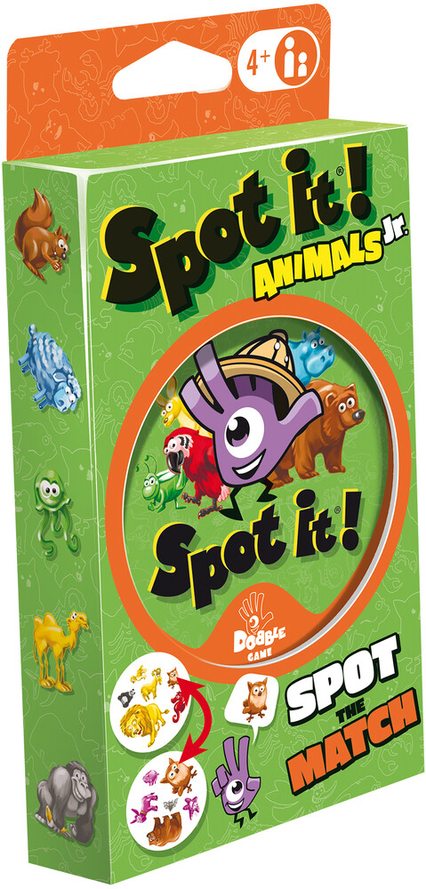 Spot It! Animals Jr Game Of Observation & Quick | piranharecords