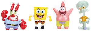 Jada Toys - MetalFigs - 2.5" Spongebob Diecast Figure 4-Pack (Spongebob ...