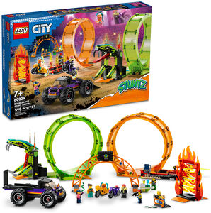 LEGO® City Stuntz Double Loop Stunt Arena 60339