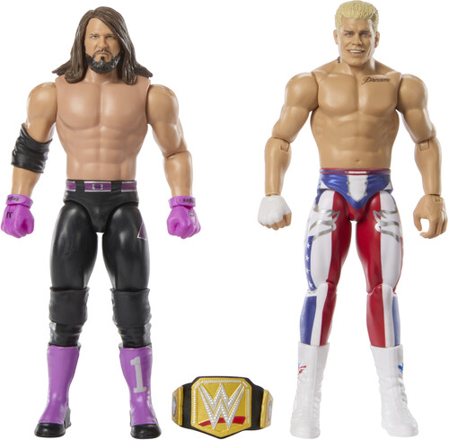 Buy Mattel Collectible - WWE Main Event Showdown ""The American Nightmare"" Cody Rhodes vs. AJ ...
