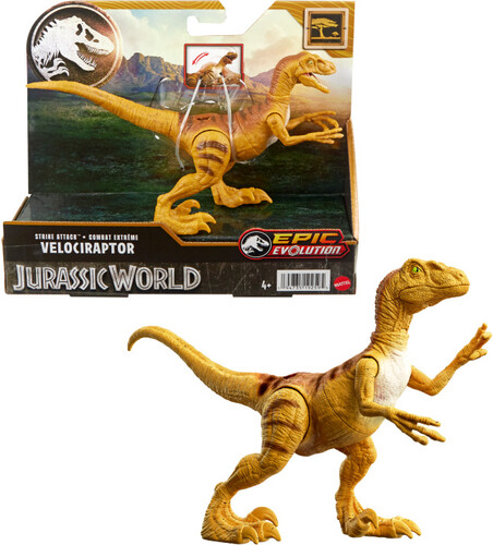 Buy Mattel - Jurassic World - Strike Attack - Velociraptor Action ...