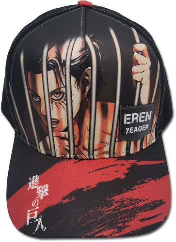 ATTACK ON TITAN EREN YEAGER BASEBALL CAP Apparel on PopMarket
