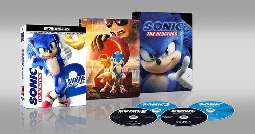 Sonic the Hedgehog: 2-Movie Collection Boxed Set, 4K Mastering, With ...