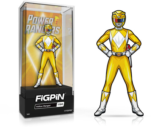 Buy FiGPiN - Power Rangers - Retro Yellow Ranger Enamel Pin (1190) at ...