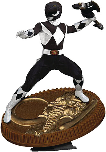 Buy PCS Collectibles - Power Rangers Black Ranger 1:8 Scale PVC Statue ...