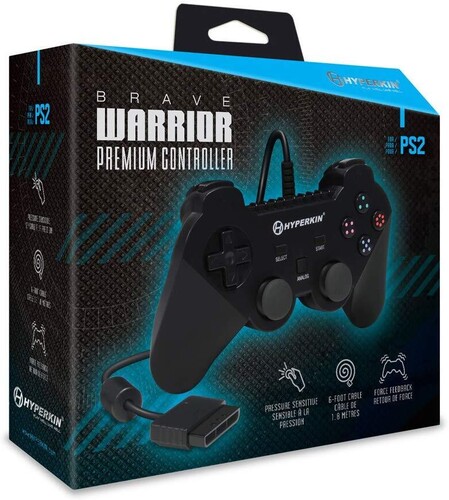 Buy Hyperkin Brave Warrior Premium Controller for PS2 (Black) at ...