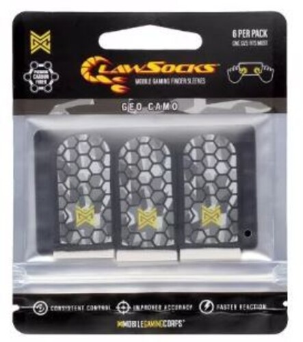 Buy Mobile Gaming Corps ClawSocks Phone Gaming Finger Sleeves - Geo ...