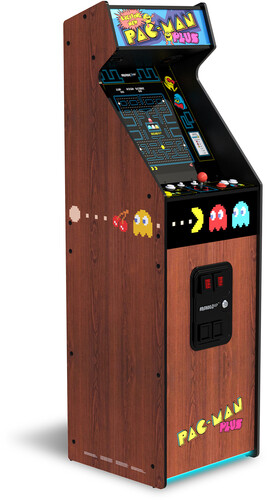 Buy Arcade1Up Pacman Plus Deluxe Limited Edition with Wood Grain and ...