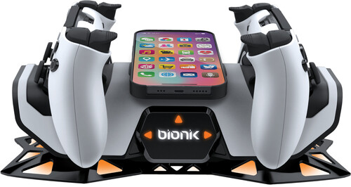 Buy Bionik BNK-9117 PS5 Power Stand Pro with Wireless Phone Charging +2 ...