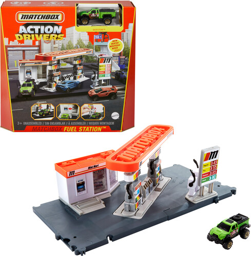 Matchbox - Mattel - Matchbox Gas Station Playset | Music Millennium