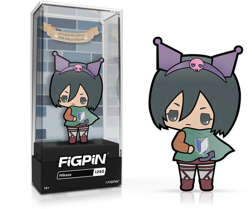 Buy FiGPiN - Attack on Titan x Hello Kitty and Friends - Mikasa Enamel Pin (1265) at GameFly ...